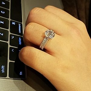 Jewelry | 2ct Oval Engagement Ring Wedding Band 2pc Set | Poshmark